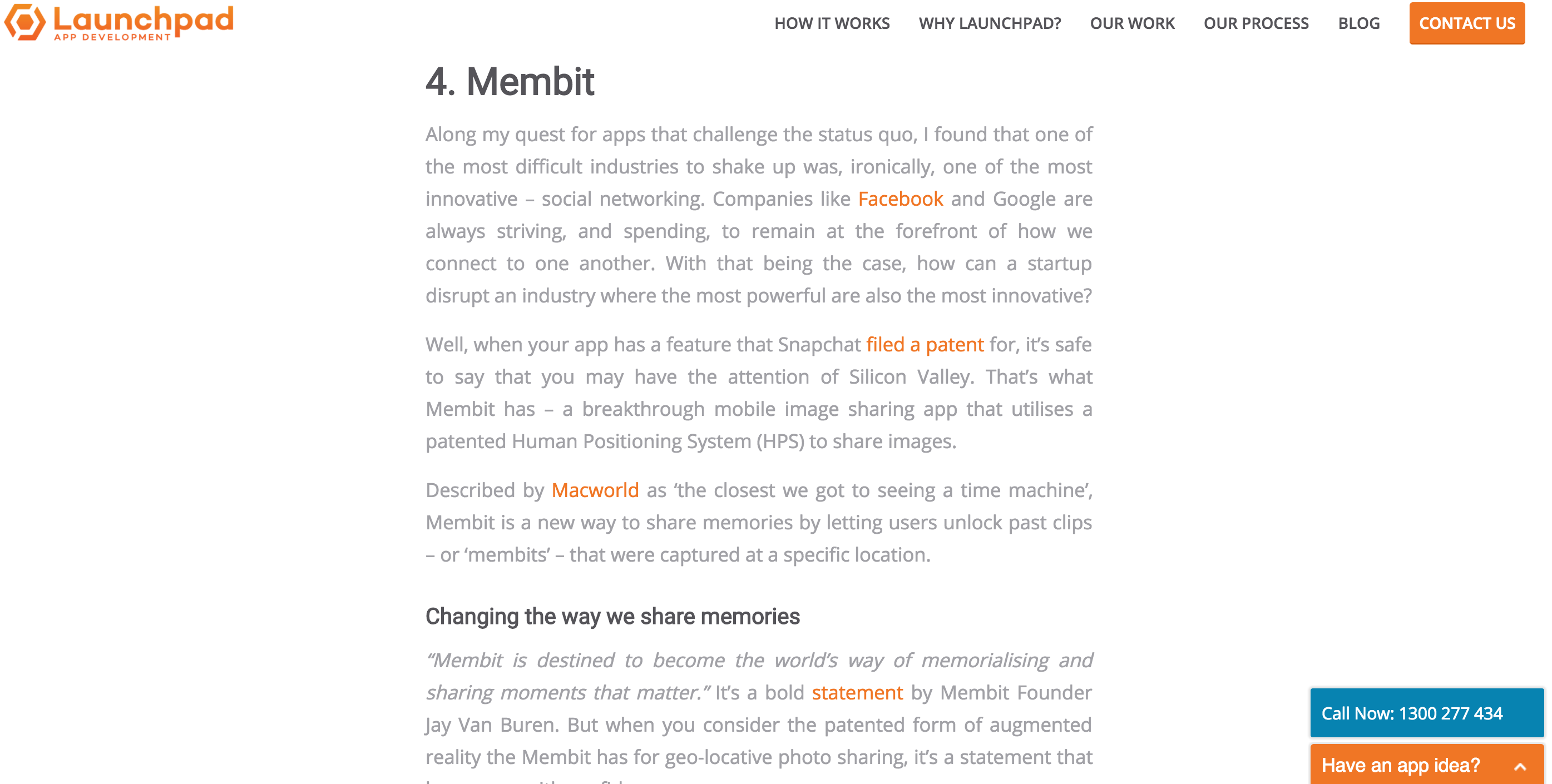 10 Apps on the Right Path To Disruption - Membit Inc.